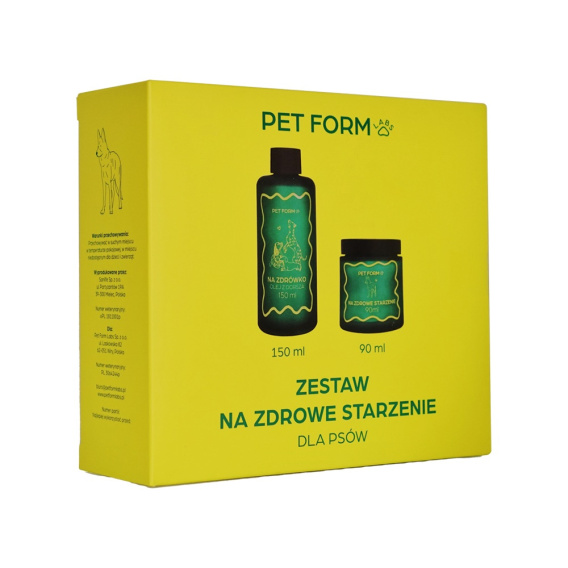 PET FORM LABS Zestaw na zdrowe starzenie (90ml+150ml) > PET FORM LABS